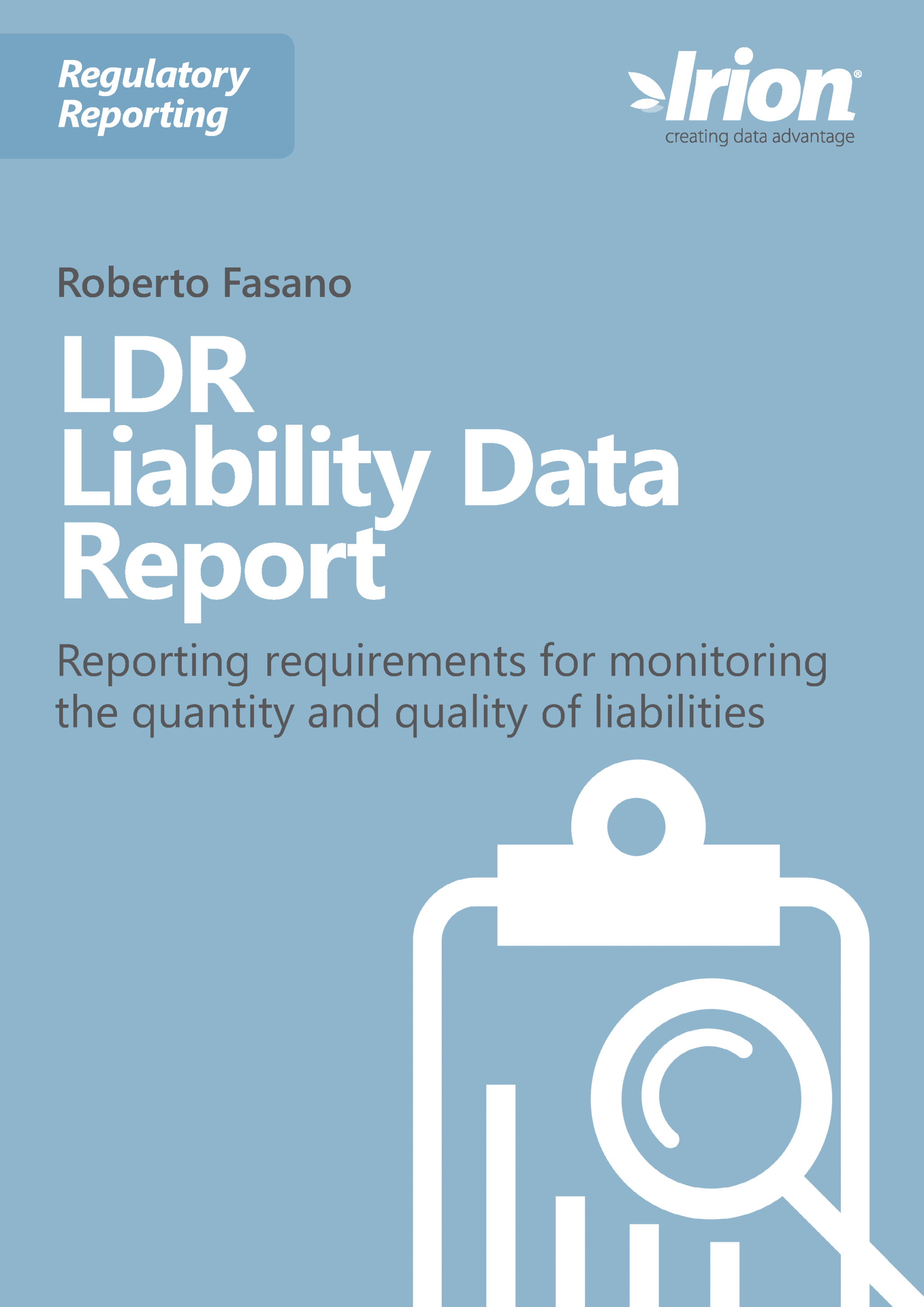LDR Liability Data Report - Irion