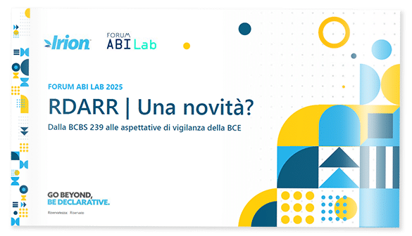 RDARR e BCBS 239: nuove sfide per le banche - Irion